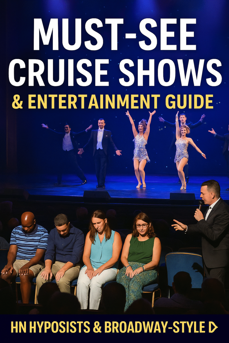 Must-See Cruise Shows & Entertainment Guide – From Hypnosis Acts to ...